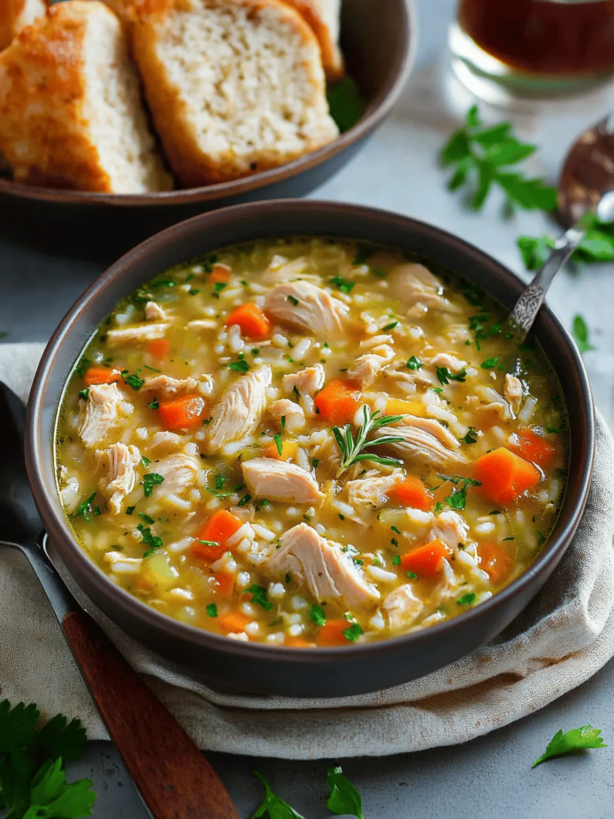 Hearty Chicken and Rice Soup for Ultimate Comfort Bliss
