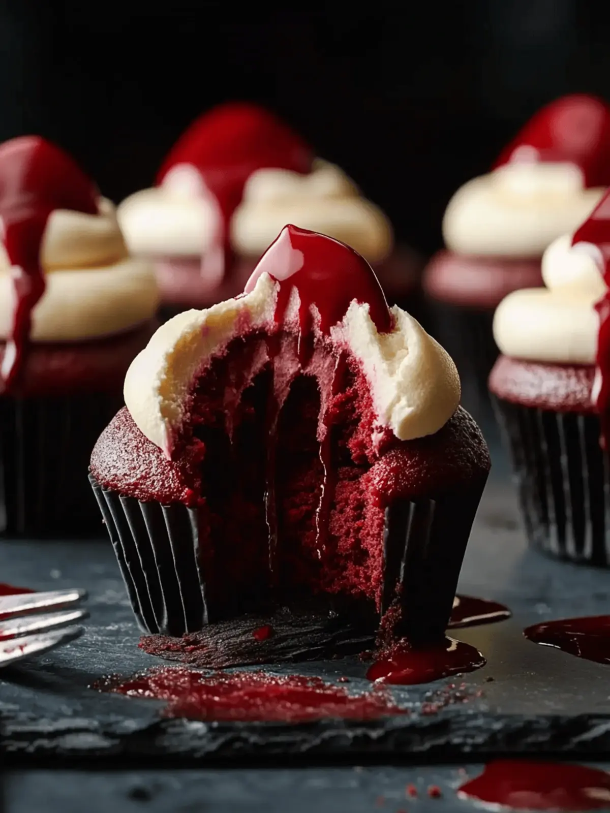 Irresistible Halloween Vampire Bite Cupcakes: A Spooktacular Treat
