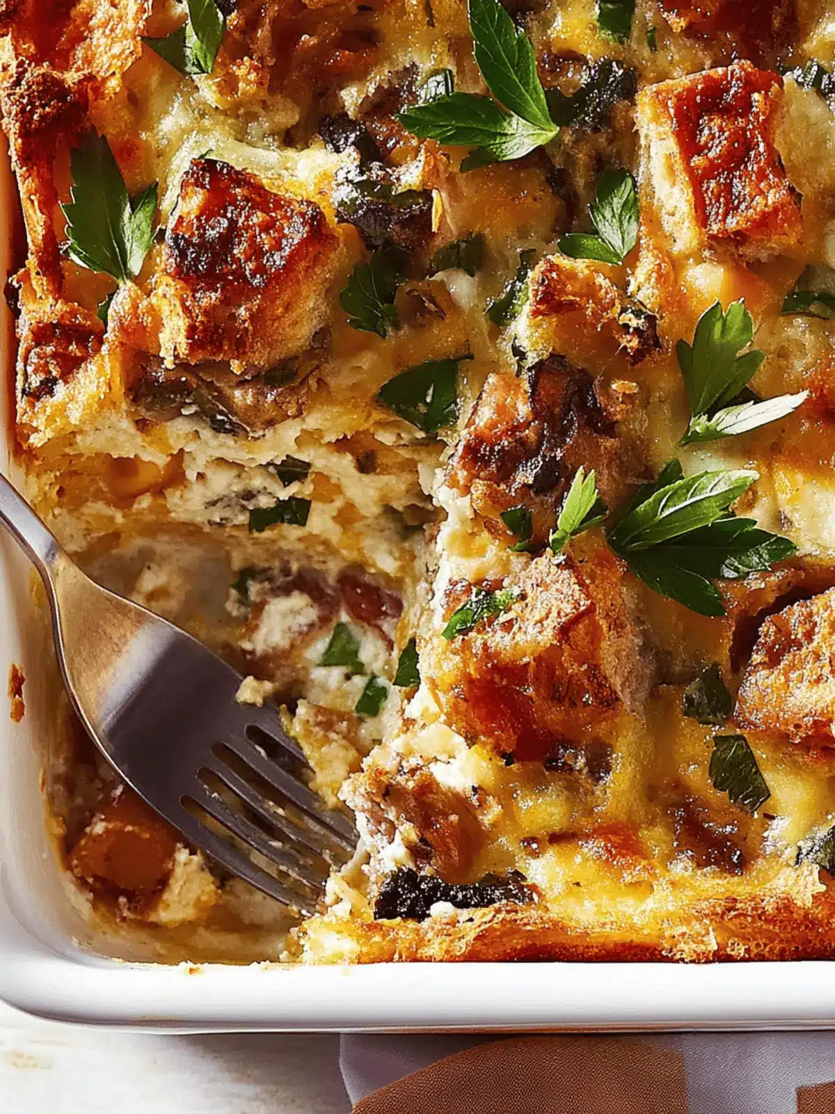 Ultimate Breakfast Strata: Deliciously Versatile Casserole