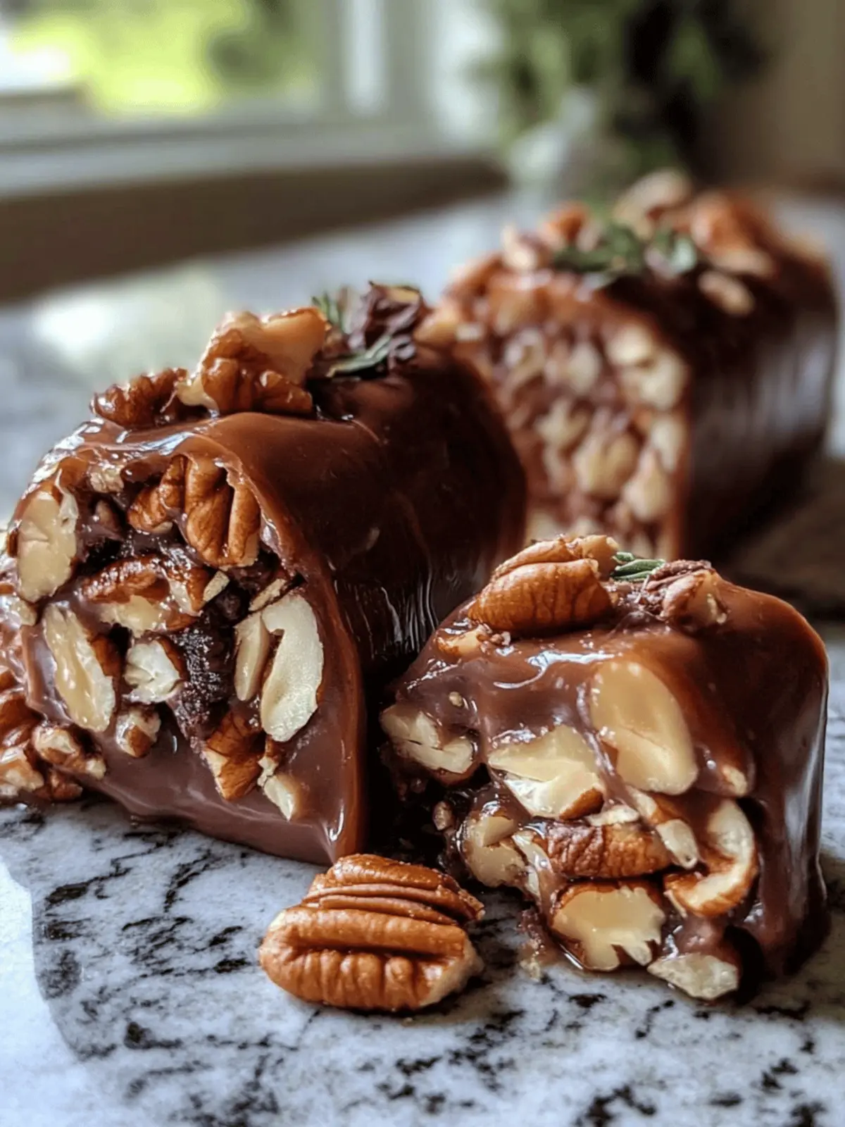 Easiest 3-Ingredient Pecan Log: Your Irresistible No-Bake Treat