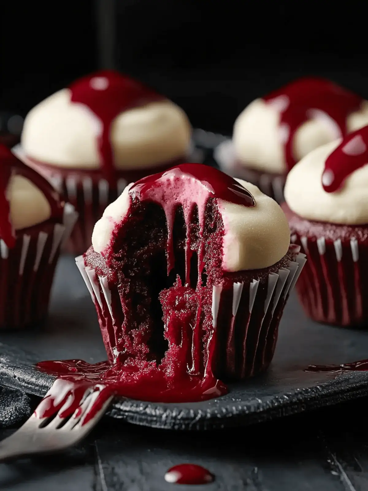 Irresistible Halloween Vampire Bite Cupcakes: A Spooktacular Treat