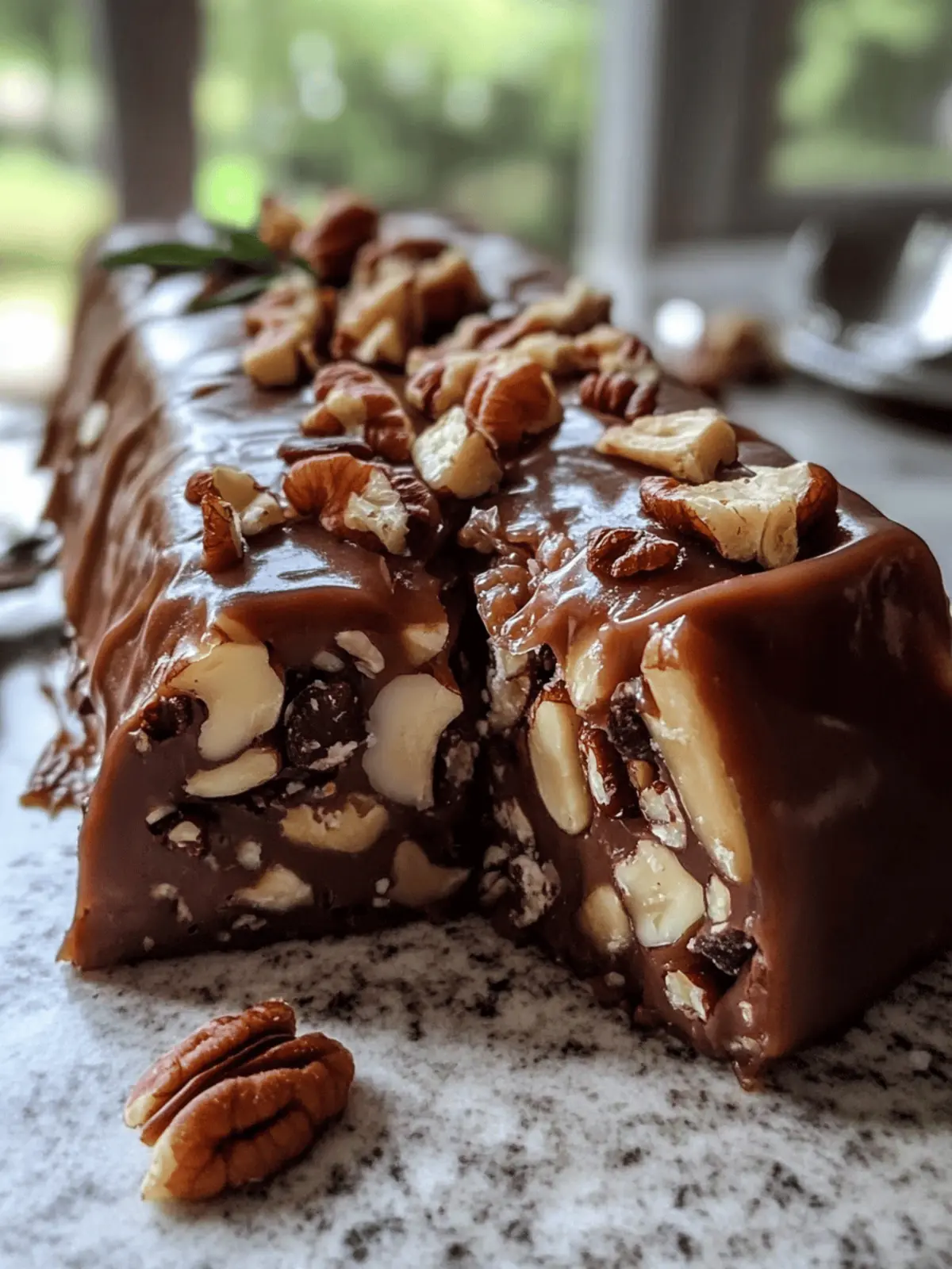 Easiest 3-Ingredient Pecan Log: Your Irresistible No-Bake Treat
