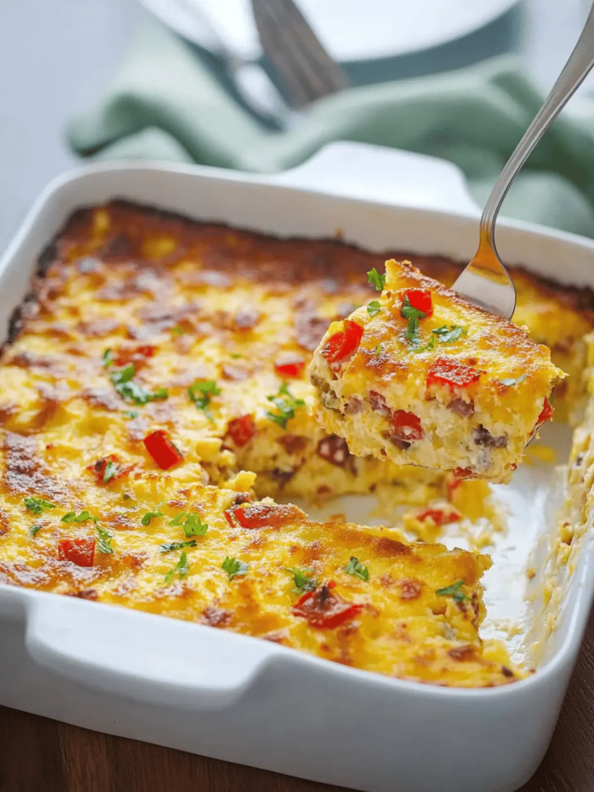 Ultimate Cheesy Hash Brown Breakfast Casserole for Delicious Mornings