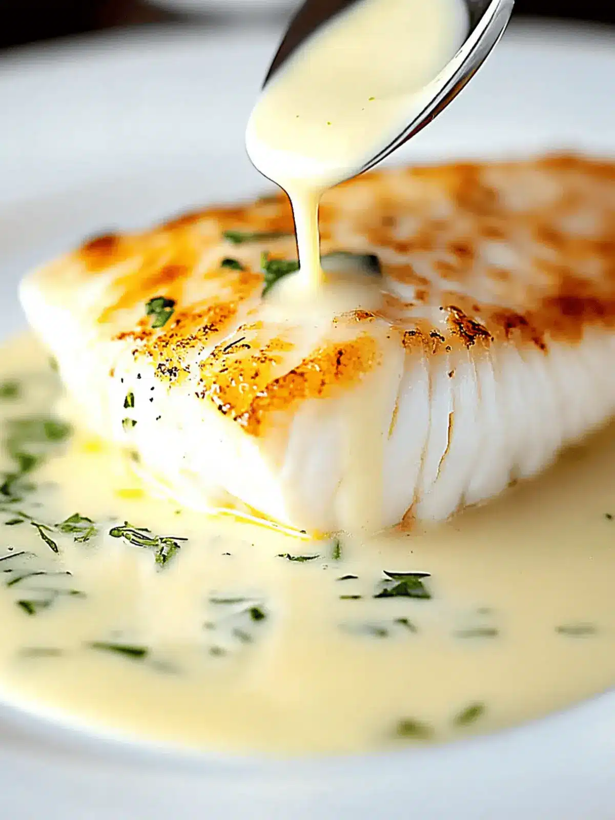 Irresistible Healthy Halibut with Creamy Dill Beurre Blanc