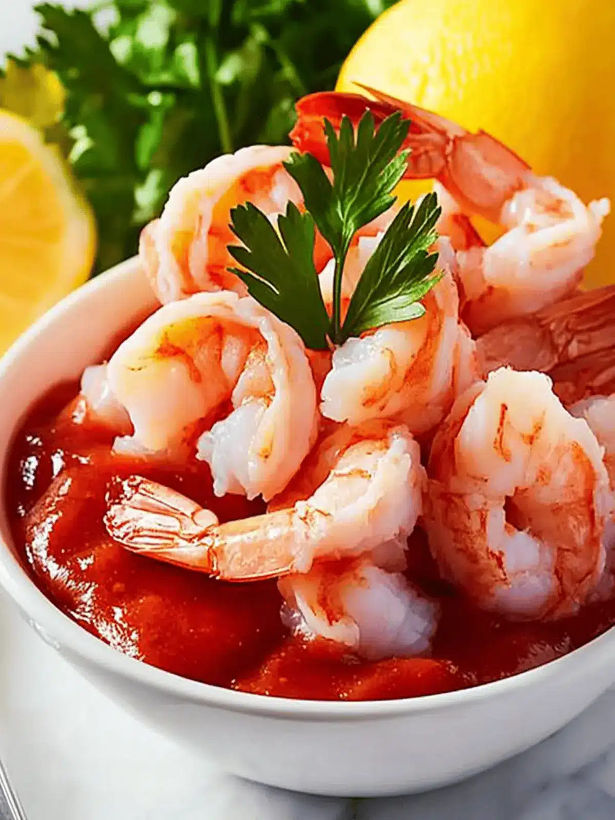 Irresistible Shrimp Cocktail with Zesty Homemade Sauce