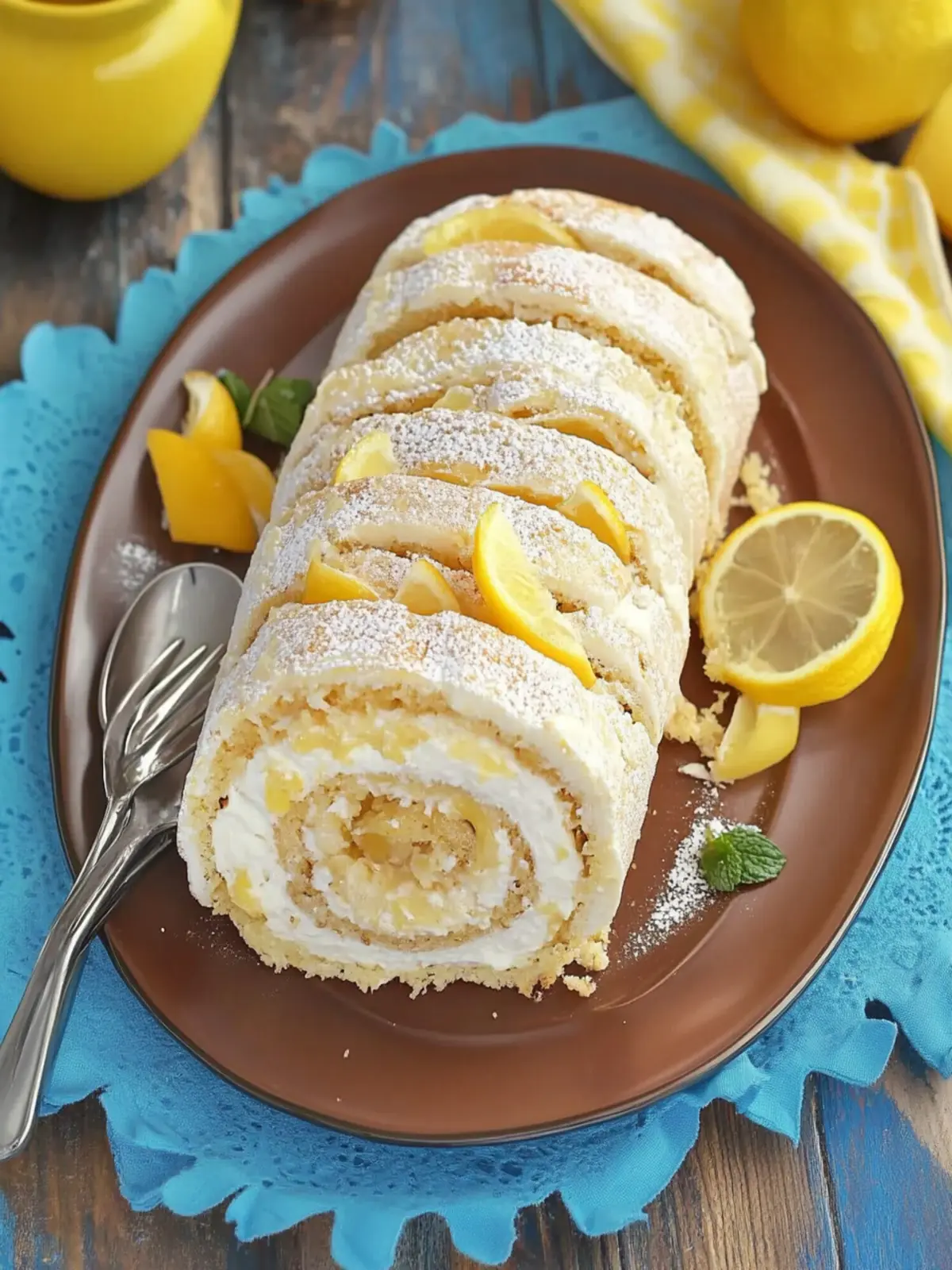 Easy Lemon Roll Cake Recipe for a Delicious Summer Treat