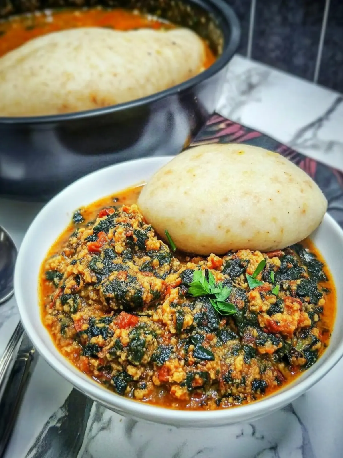 Irresistible Nigerian Pounded Yam and Egusi Soup: A Nutritious Delight