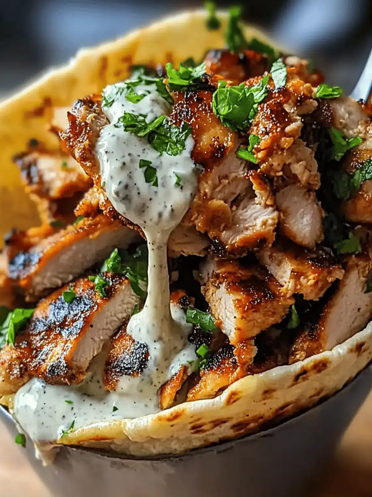 Easy Chicken Shawarma with Garlic Sauce Recipe You'll Crave