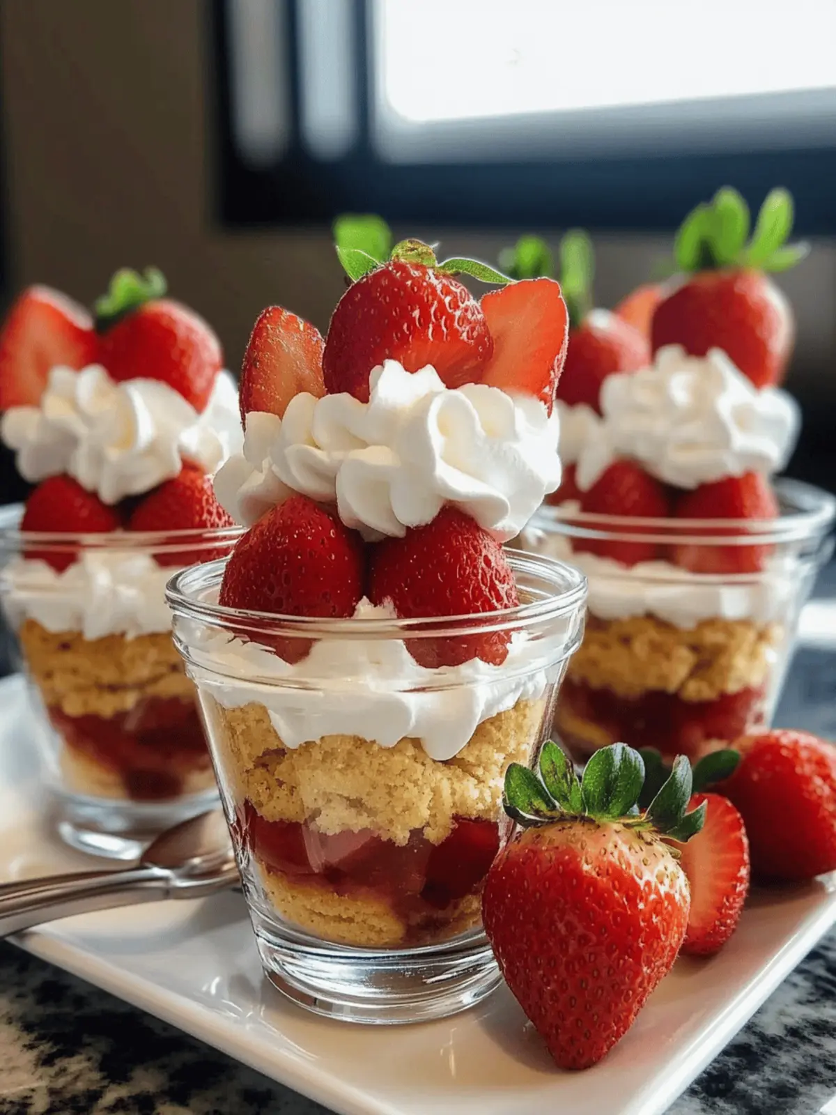 Irresistible Strawberry Shortcake Parfait Cups You'll Love