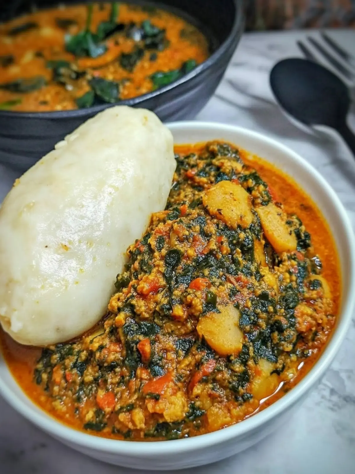Irresistible Nigerian Pounded Yam and Egusi Soup: A Nutritious Delight