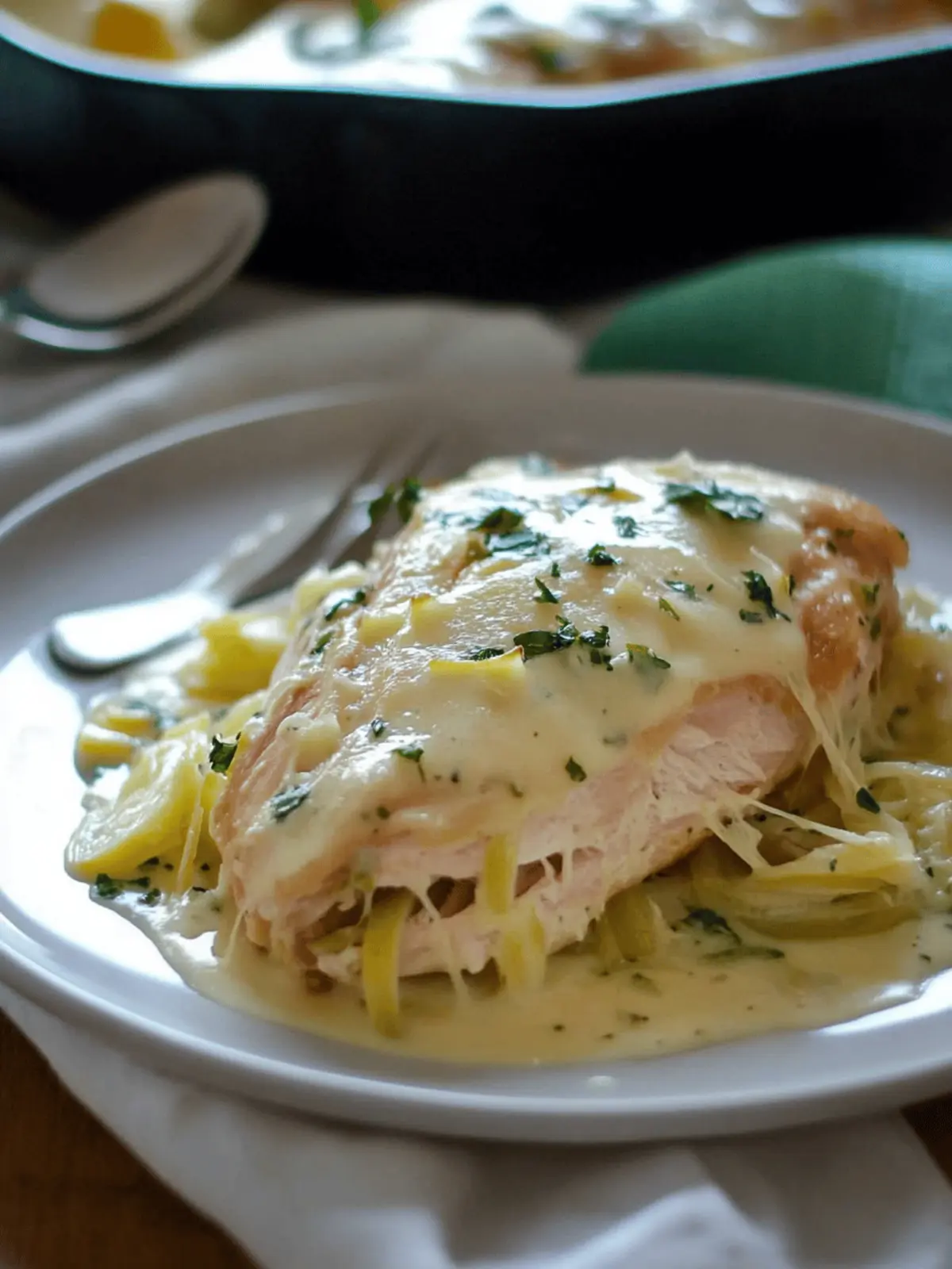 Irresistible Creamy Parmesan & Leek Turkey – 30-Minute Delight
