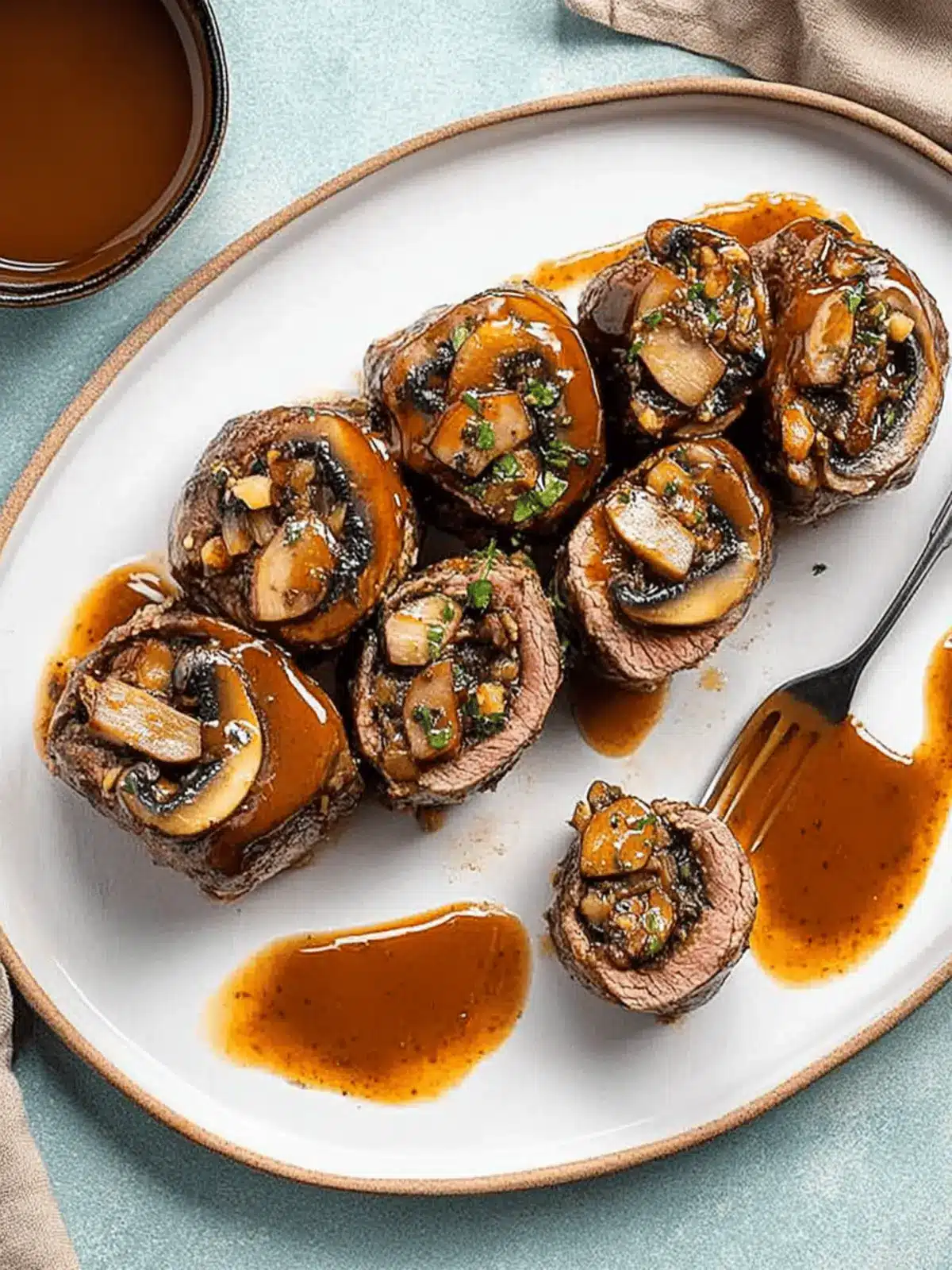 Ultimate Mushroom-Stuffed Flank Steak Roll - Deliciously Savory