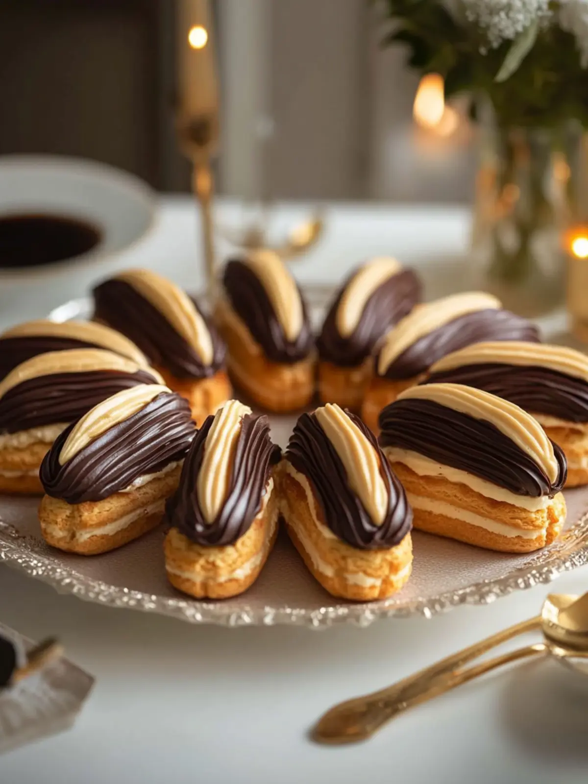 Mocha Éclairs: Irresistible Coffee-Infused Pastry Cream Delight