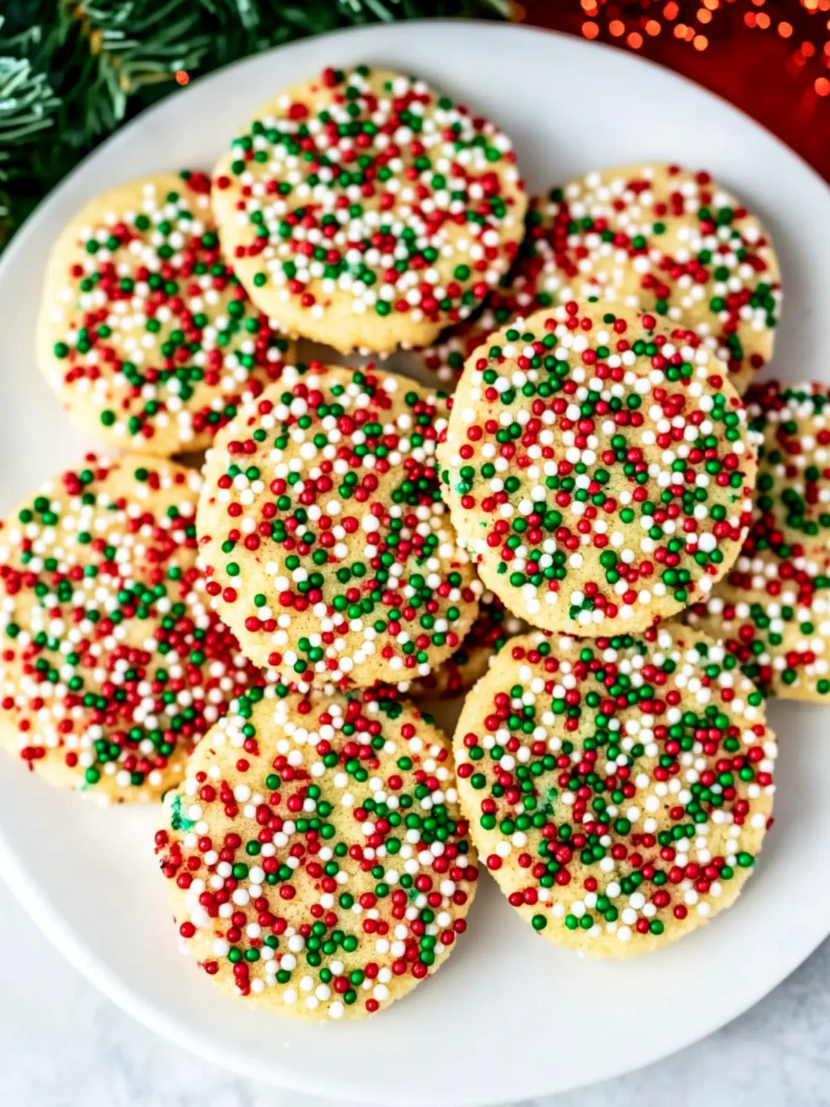 Irresistible Christmas Sprinkle Cookies: Easy No-Chill Delights