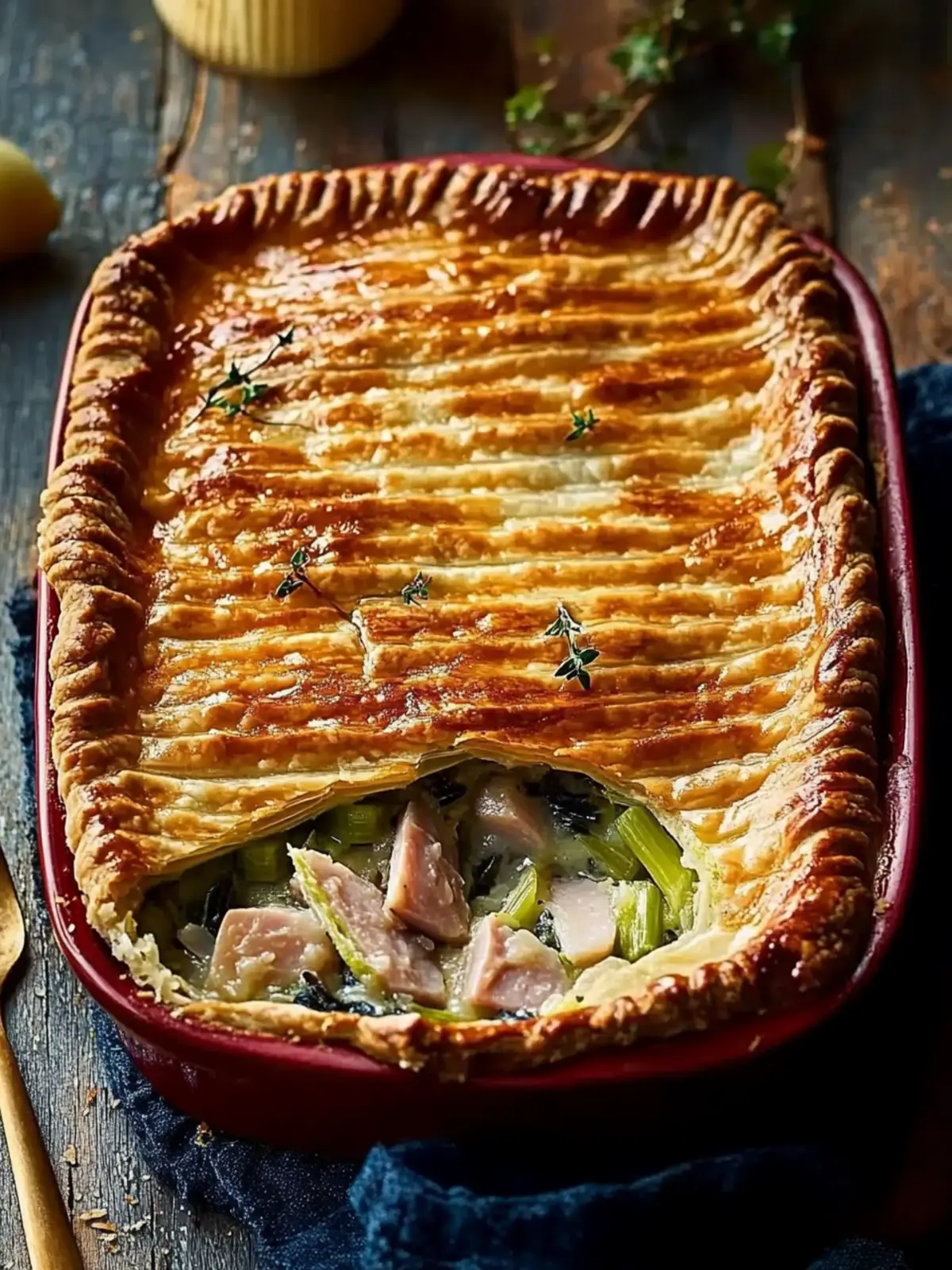 Ultimate Chicken, Leek & Ham Pie: Delicious Comfort Food