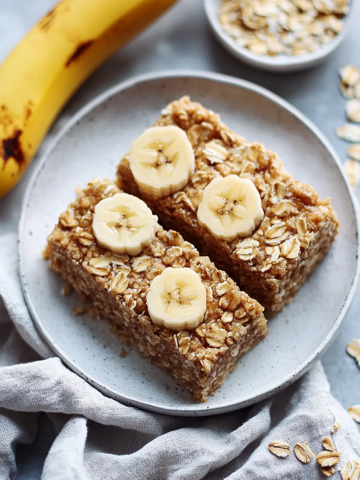Irresistible Banana Oatmeal Bars for a Delicious Snack