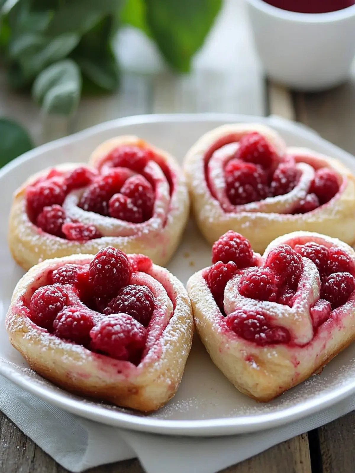 Ultimate Heart Shaped Raspberry Rolls – Delicious & Festive