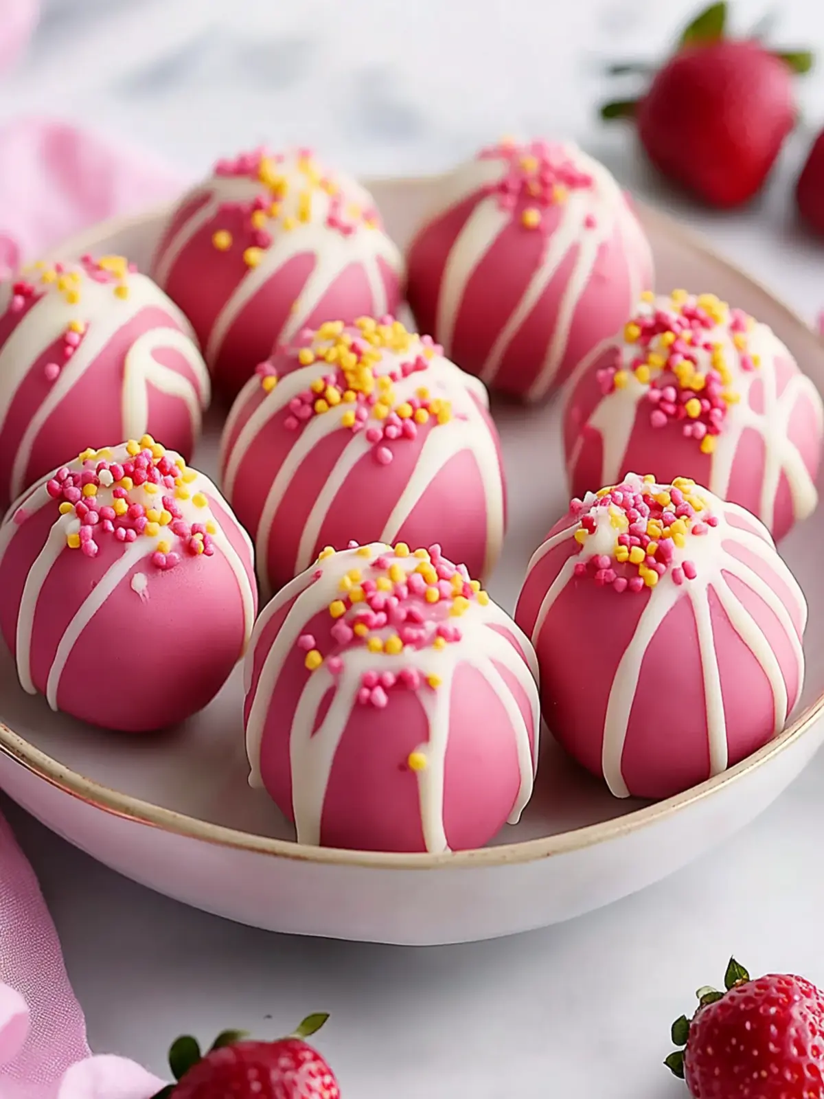 Irresistible Strawberry Cheesecake Truffle Balls Recipe