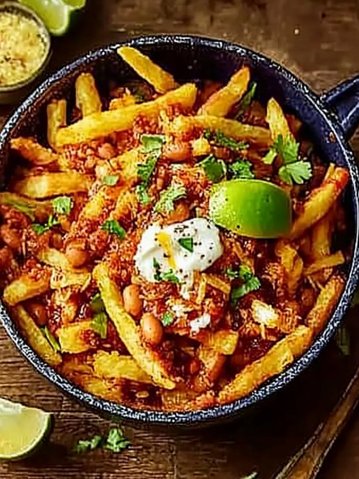 Vegan Bean Chilli Fries - The Ultimate Delicious Comfort Dish