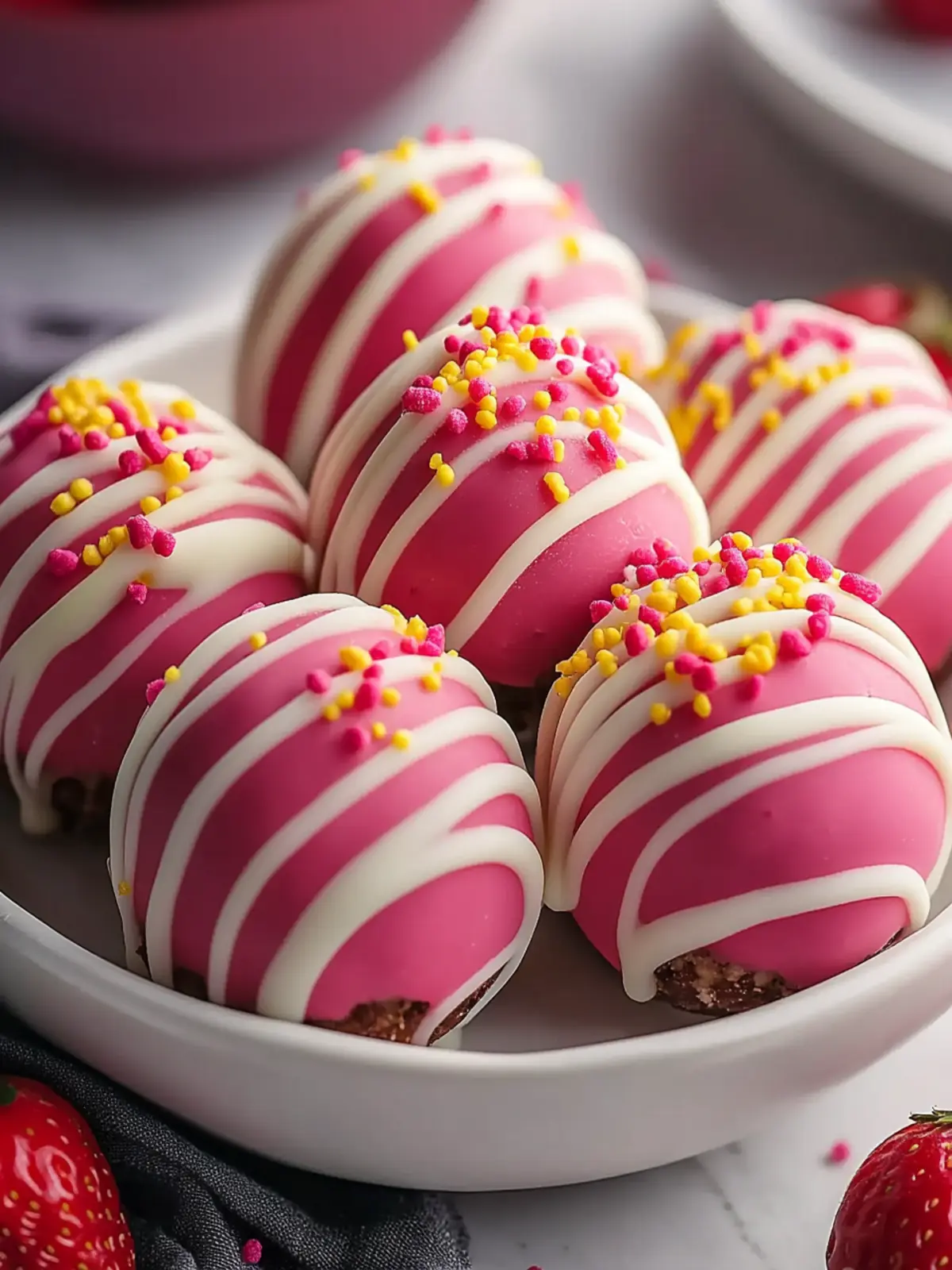 Irresistible Strawberry Cheesecake Truffle Balls Recipe