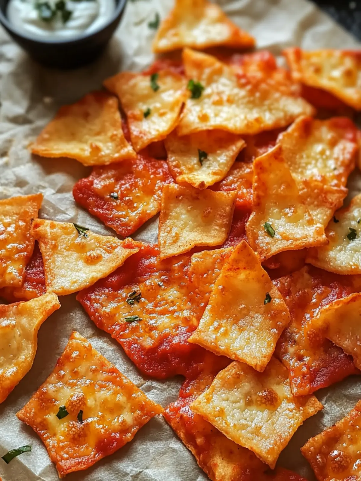 Irresistible Crispy Pizza Chips: Quick, Customizable Snack