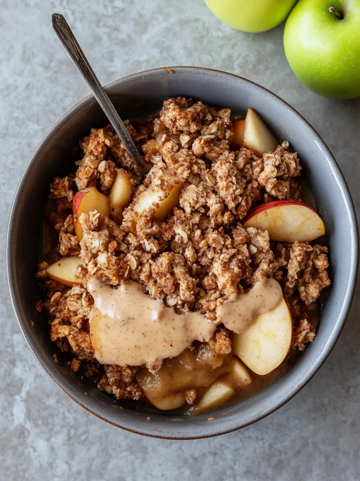 Ultimate 10-Minute Healthy Stovetop Apple Crumble
