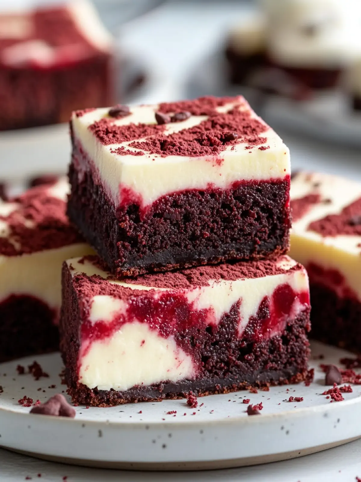 Irresistible Red Velvet Cheesecake Brownies: A Delicious Dessert