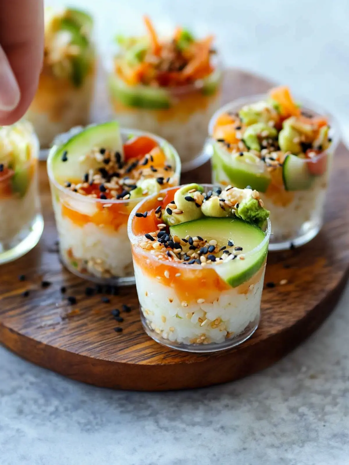 Irresistible No-Bake Sushi Cups: Quick & Customizable Delight