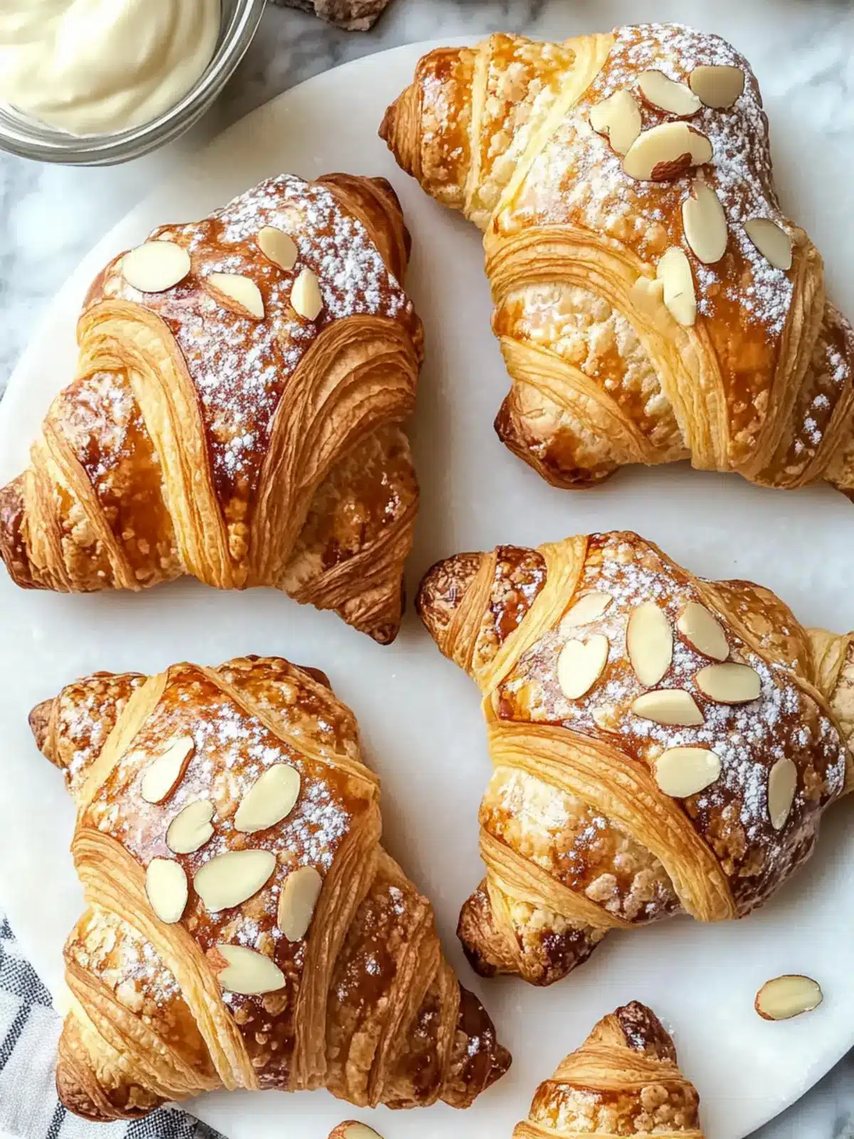 Decadent Almond Croissants: Irresistible Morning Delight
