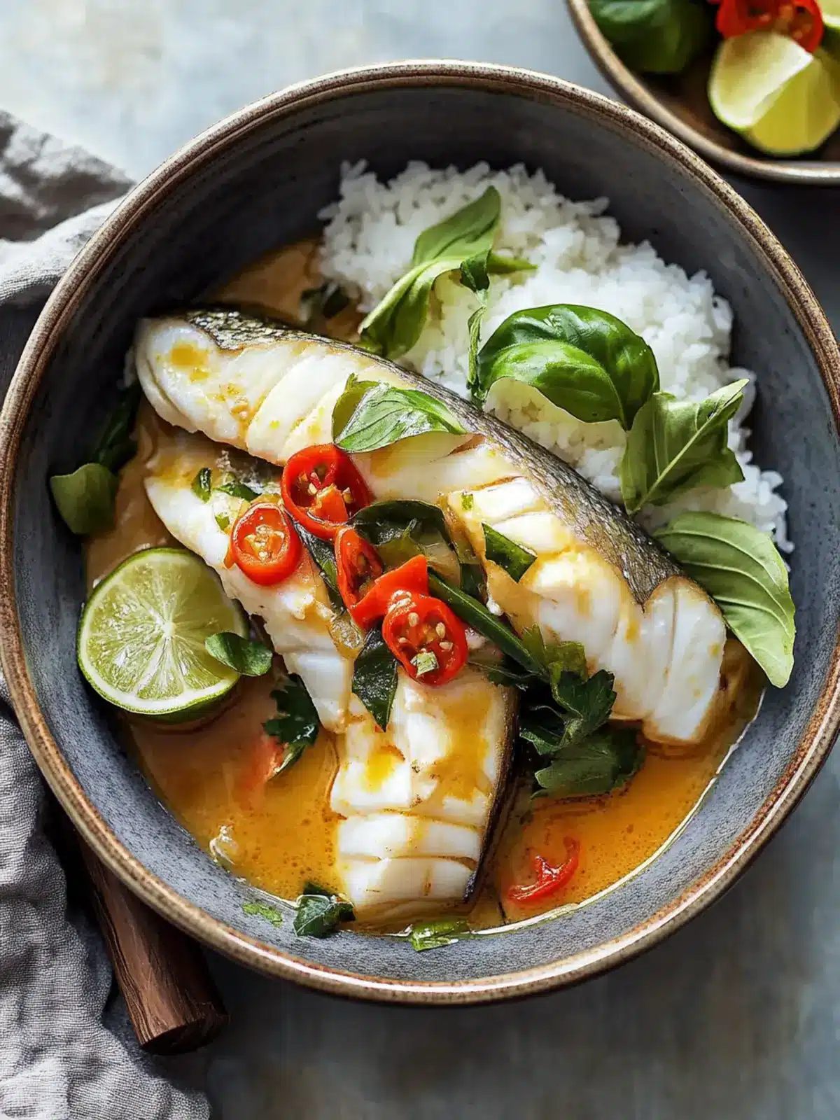 Irresistible Thai-Inspired Coconut Poached Fish: A Healthy Delight