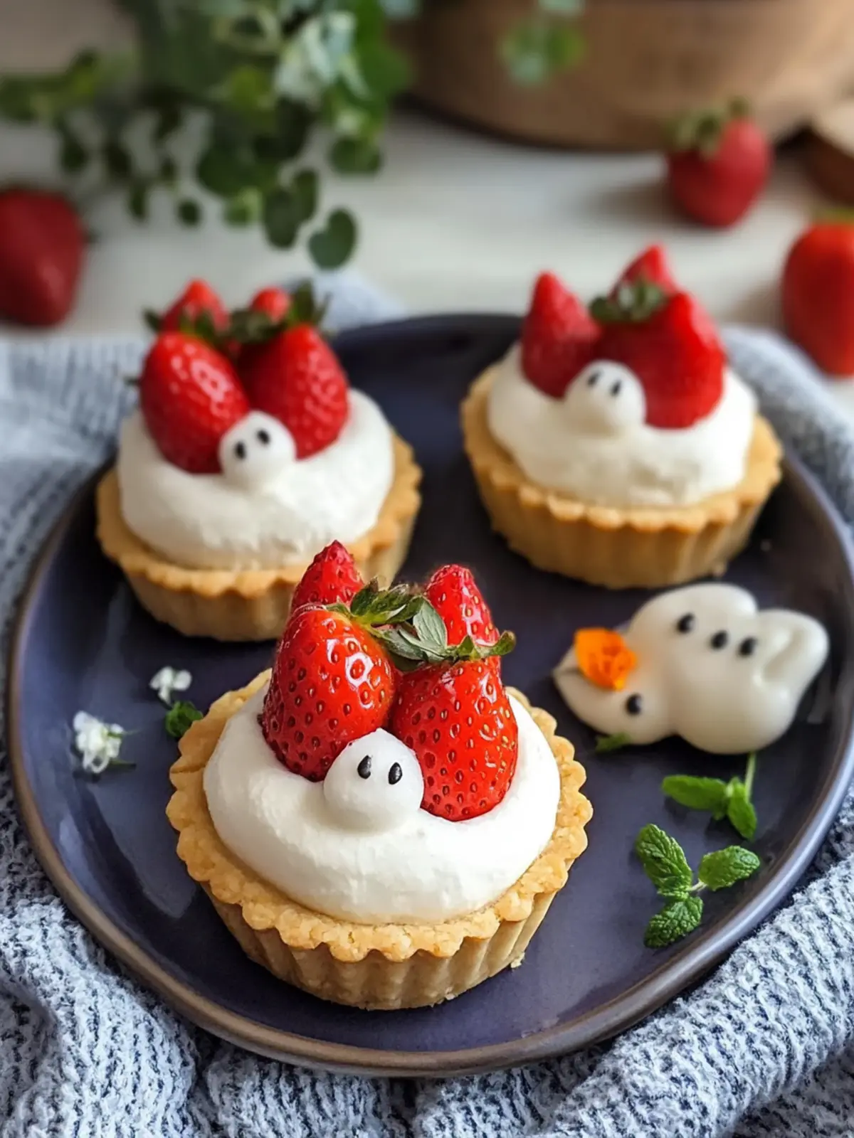 Irresistible Miffy Strawberry Cheesecake Tartlets