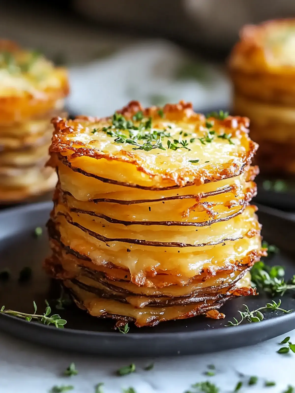 Irresistible Crispy Cheesy Potato Stacks: Easy Comfort Food